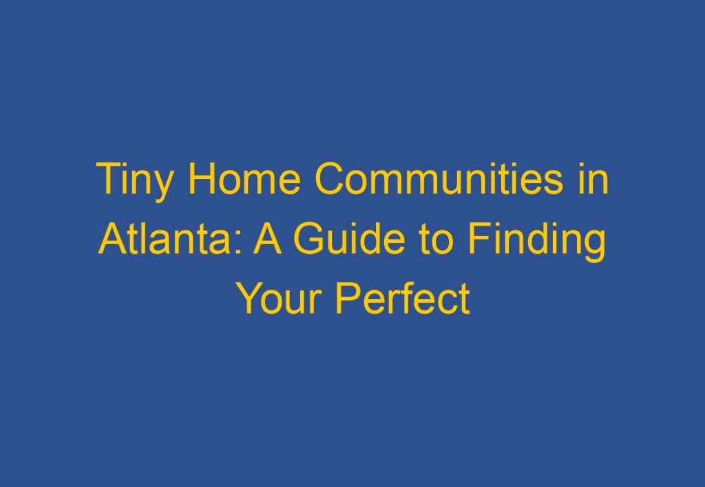 Tiny Home Communities in Ontario Canada: A Guide to Finding Your ...