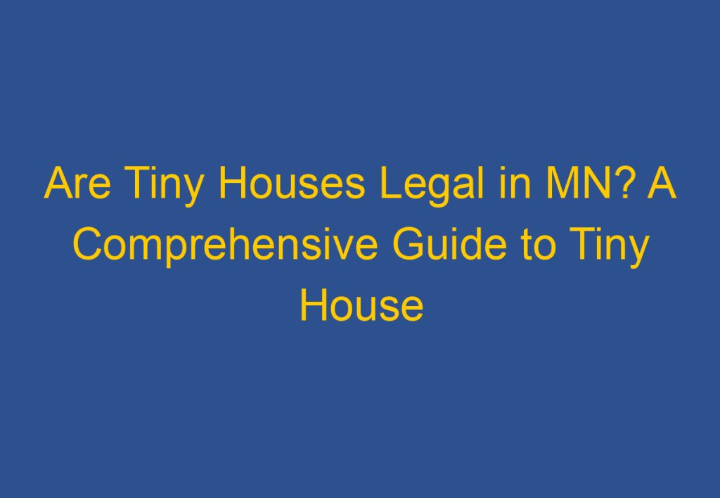 What is a Tiny House: Definition and Characteristics