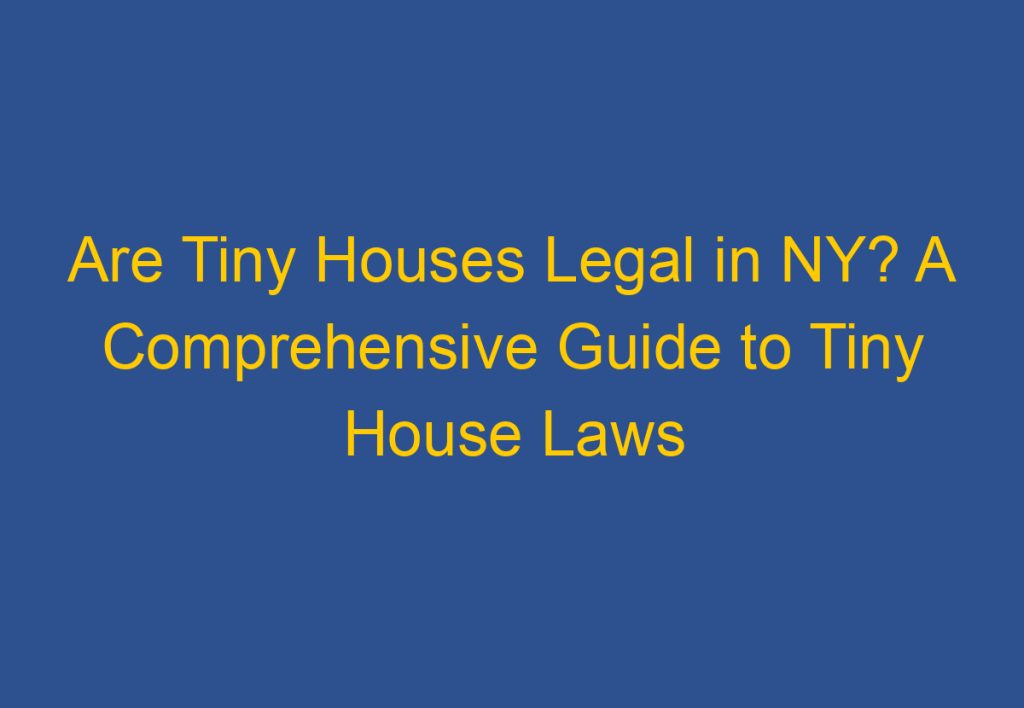 What's Considered a Tiny House: Defining the Size and Features of These ...