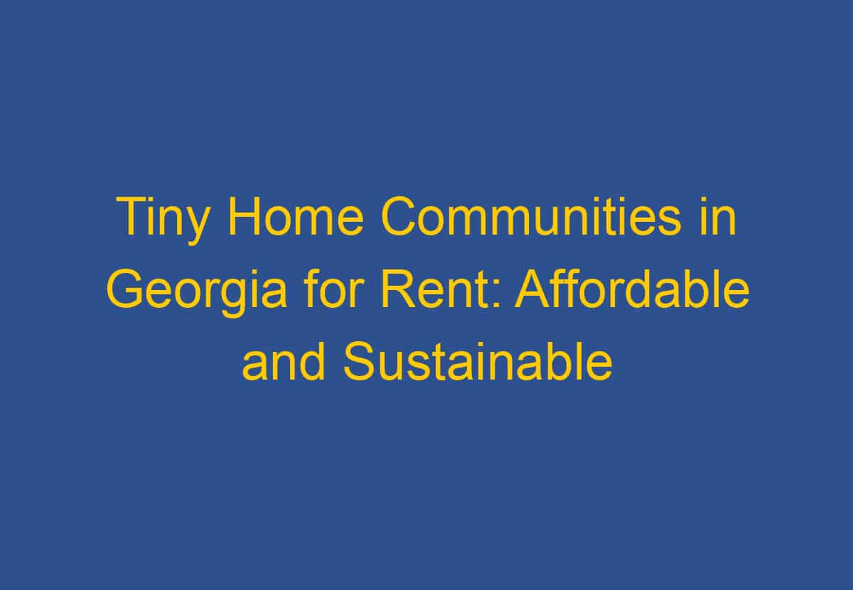 Tiny Home Communities in Alberta: A Guide to Finding Your Perfect ...