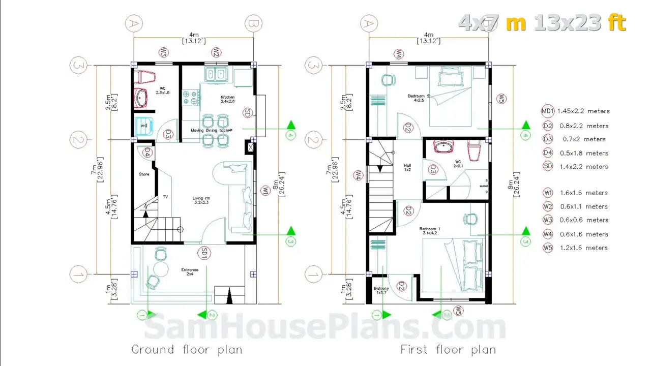 Two Story Tiny House Floor Plans: Optimize Space and Functionality