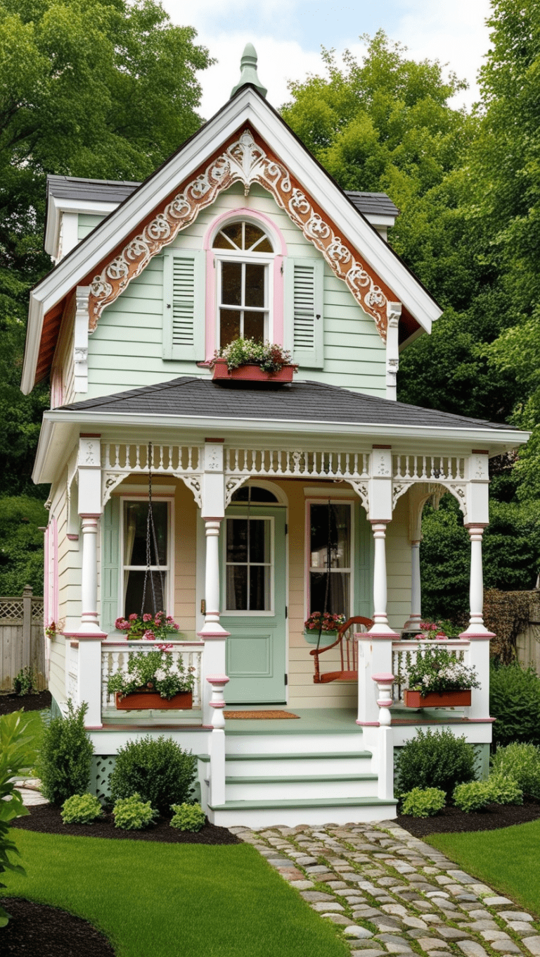 Victorian Style Tiny House: Embracing Elegance in Compact Living