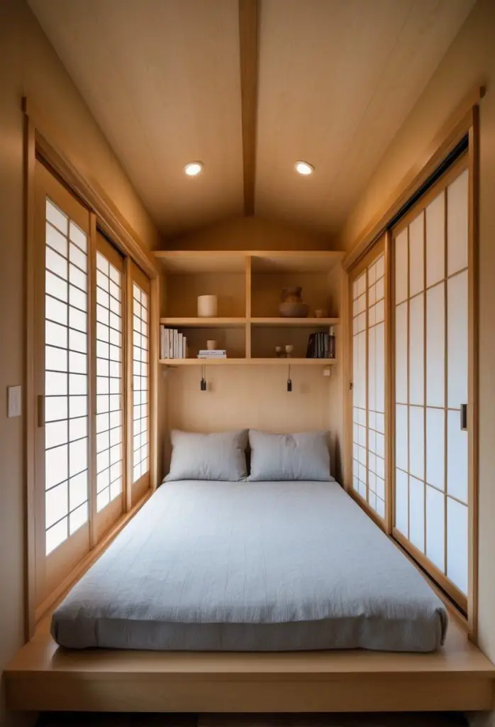 Japanese Style Bedroom Small Spaces: Maximizing Comfort in a Tiny House