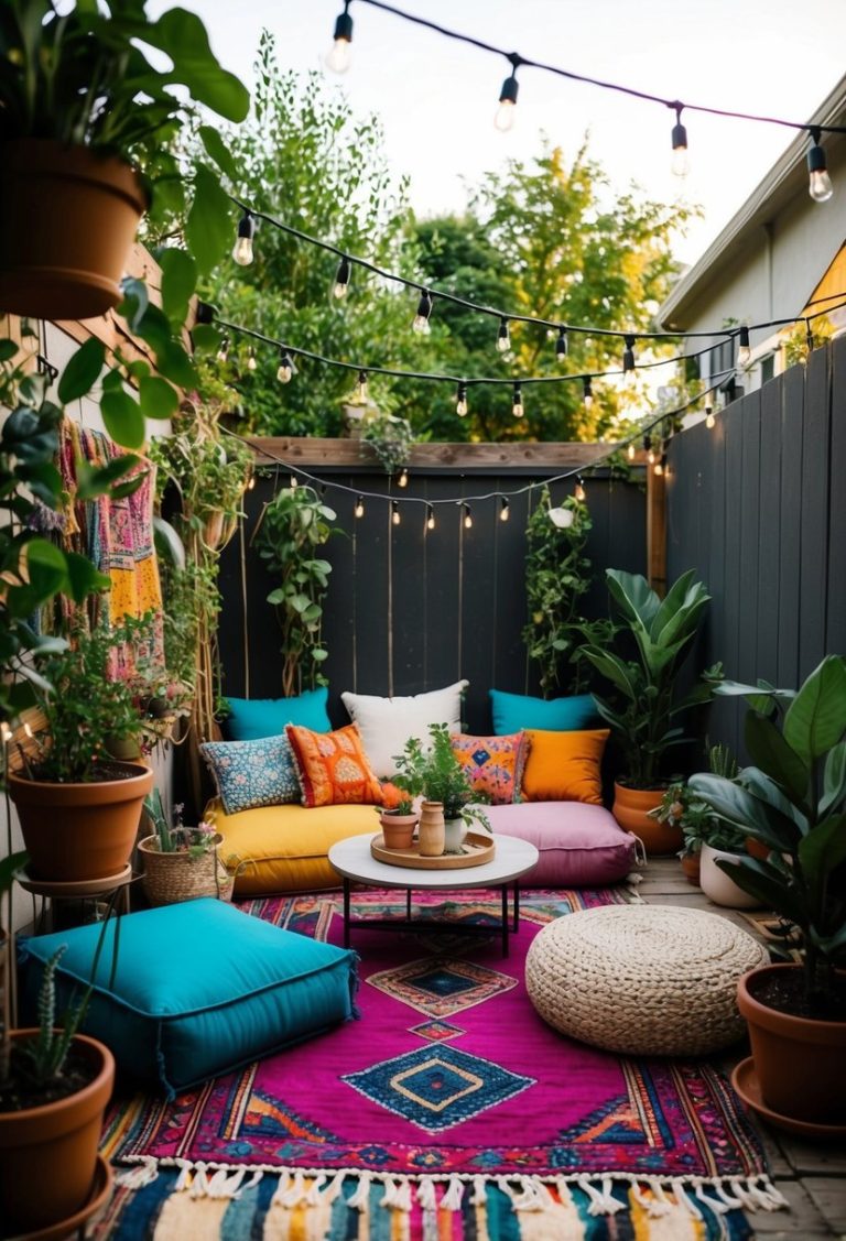 45 Gorgeous Bohemian Backyard Ideas for a Cozy Outdoor Gathering