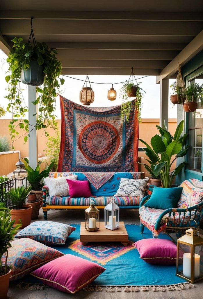 45 Gorgeous Bohemian Backyard Ideas for a Cozy Outdoor Gathering