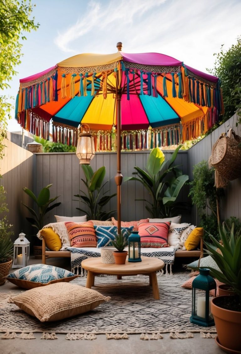 45 Gorgeous Bohemian Backyard Ideas for a Cozy Outdoor Gathering