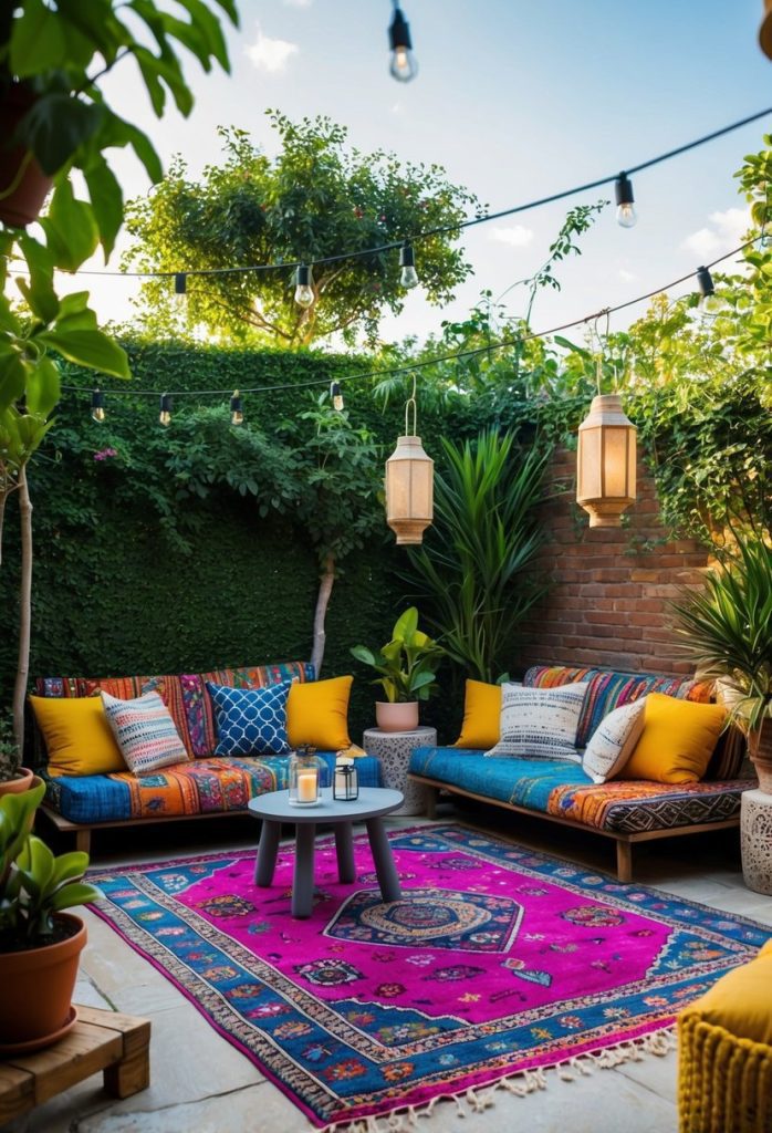 45 Gorgeous Bohemian Backyard Ideas for a Cozy Outdoor Gathering