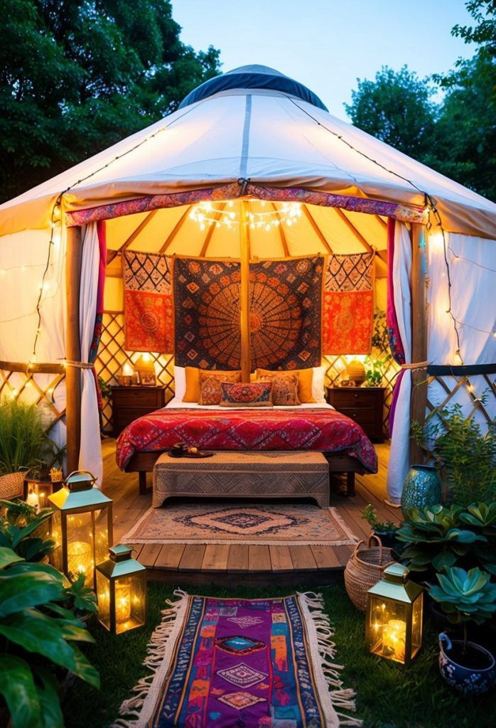 Bohemian Style Yurt Ideas: Creative Ways to Enhance Your Space