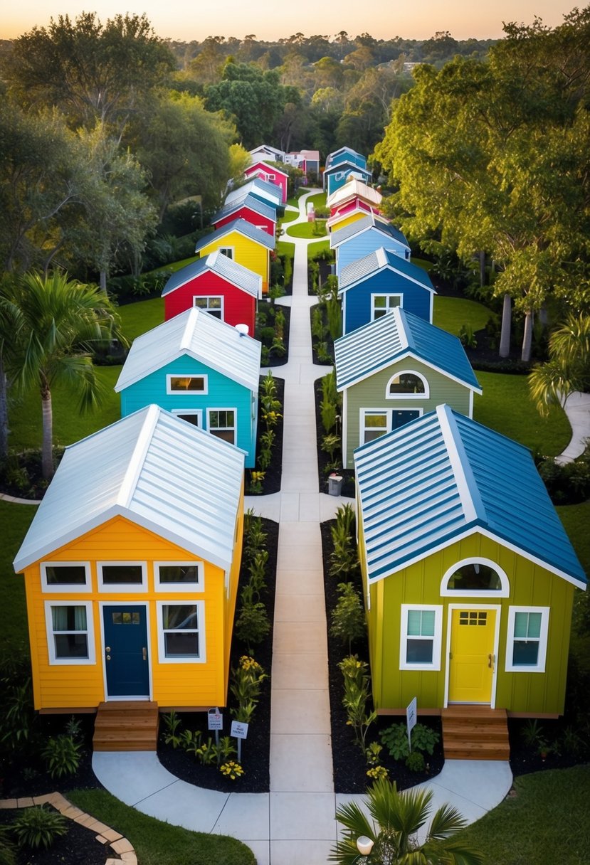 A Tiny Home Community Debuts in Tampa, Offering Affordable Living Options