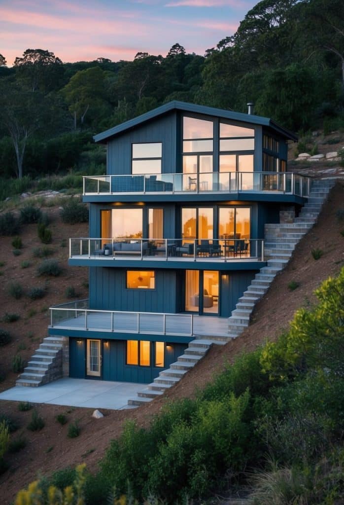 17 Down Slope House Design: Maximizing Space and Aesthetics on ...