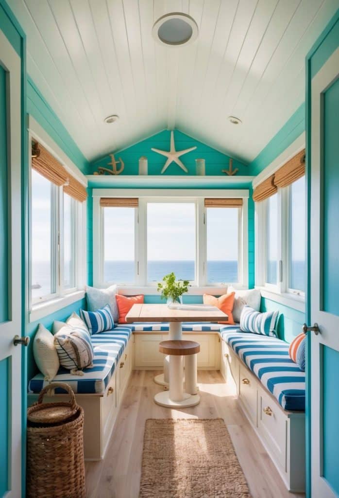 13 Coastal Tiny House Interior Design Ideas for a Serene Getaway