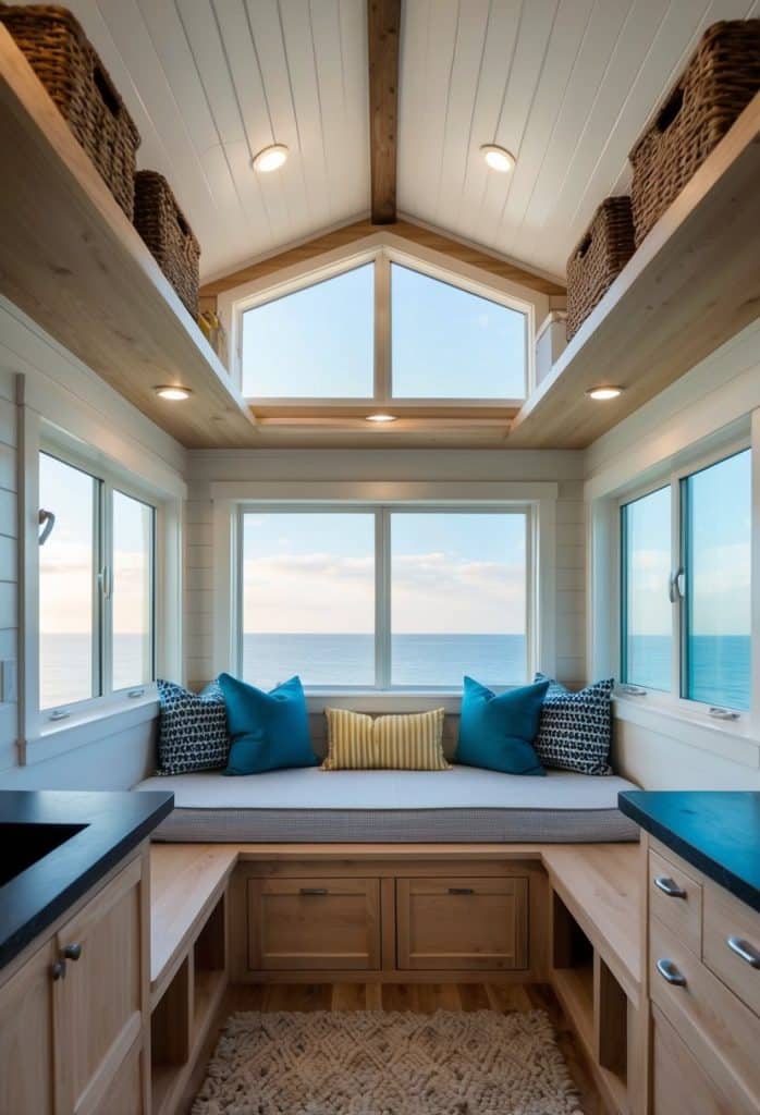 13 Coastal Tiny House Interior Design Ideas for a Serene Getaway