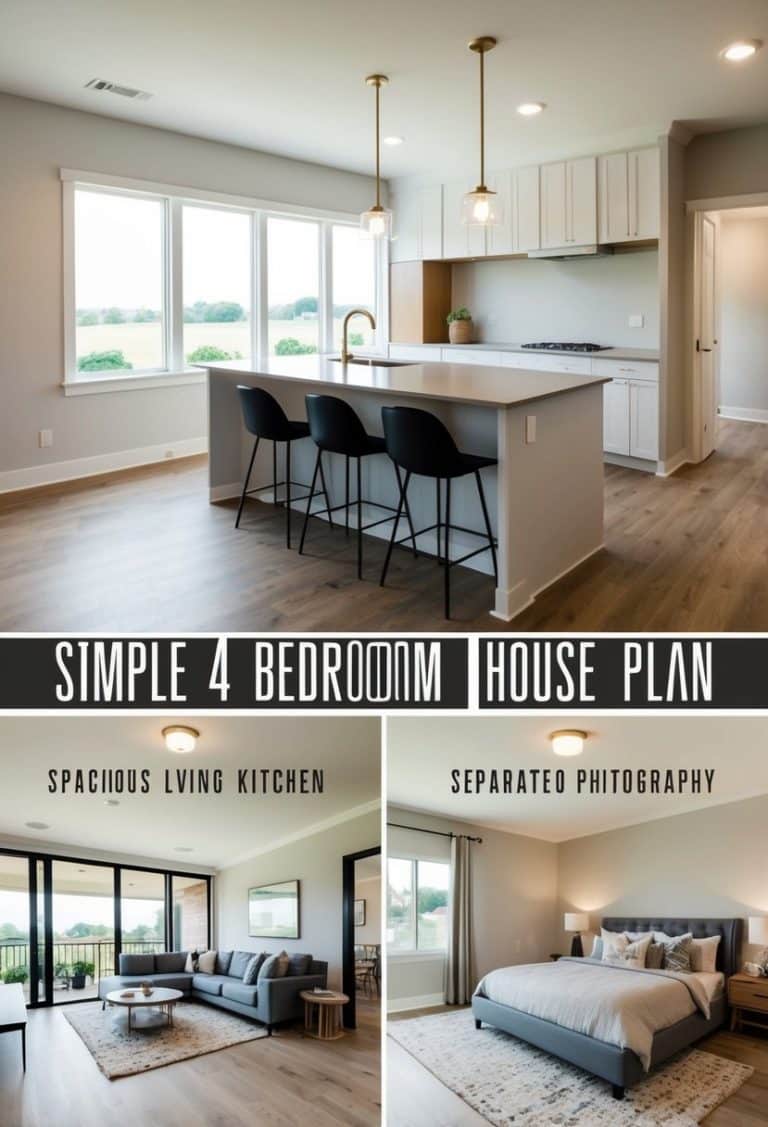 Simple 4 Bedroom House Plans: Efficient Designs for Modern Living