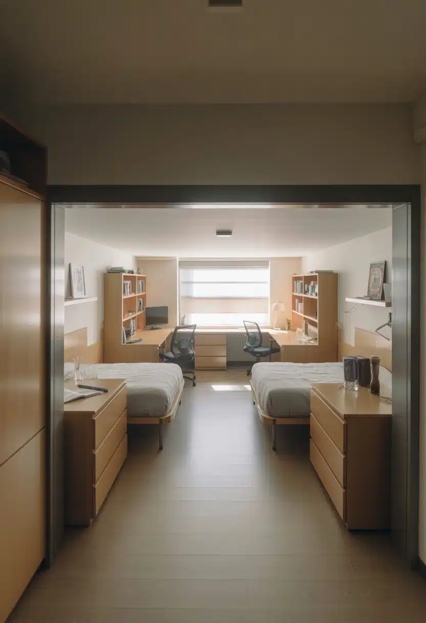 17+ Dorm Room Set Up Layout for Two : Practical Arrangements for Shared ...