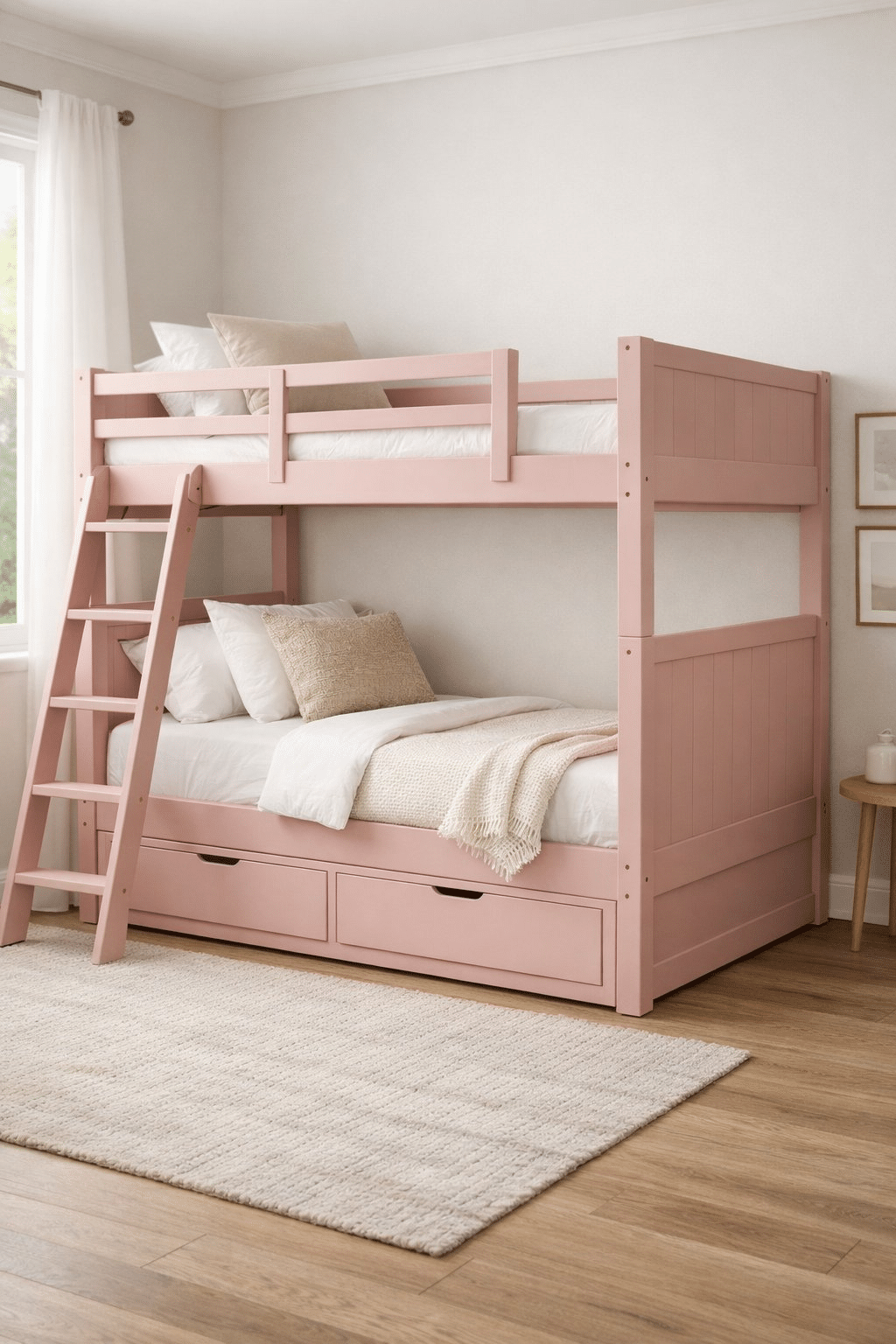 Modern Pink Bunk Bed Design Ideas: 7 Practical Concepts for ...