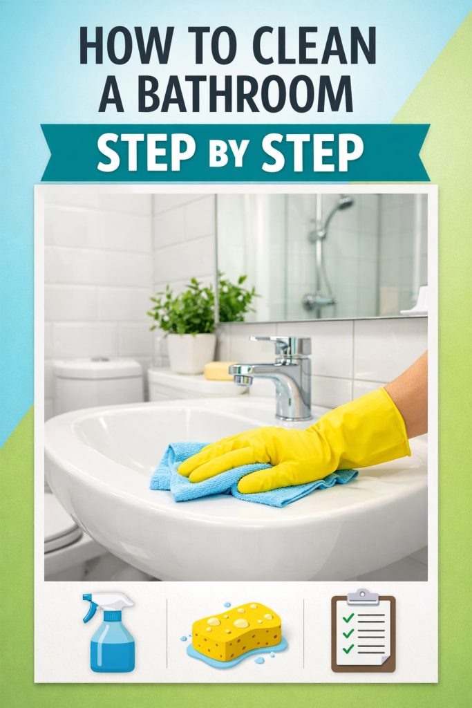 How to Clean a Bathroom Step by Step: Comprehensive Cleaning Guide