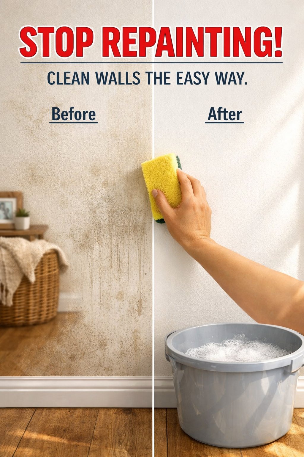 How To Clean Walls Painted With 10 Stubborn Stains