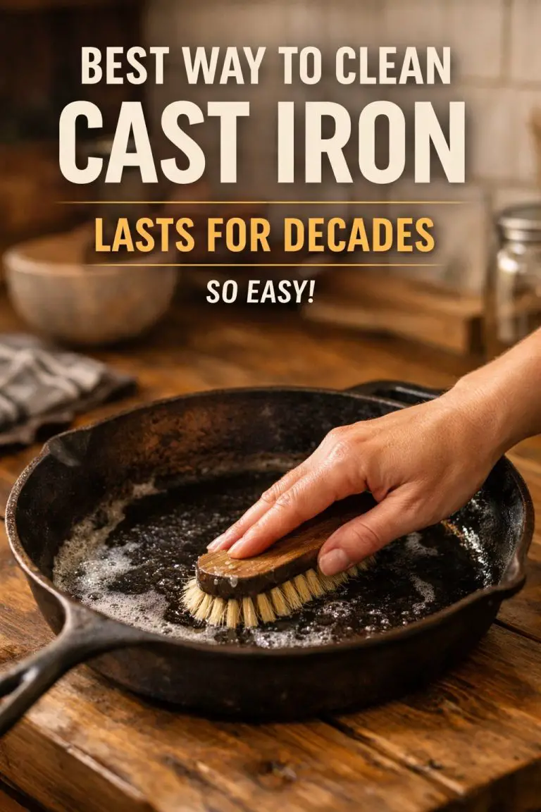 The Best Way To Clean Your Cast-Iron Skillet So It Lasts For Decades ...
