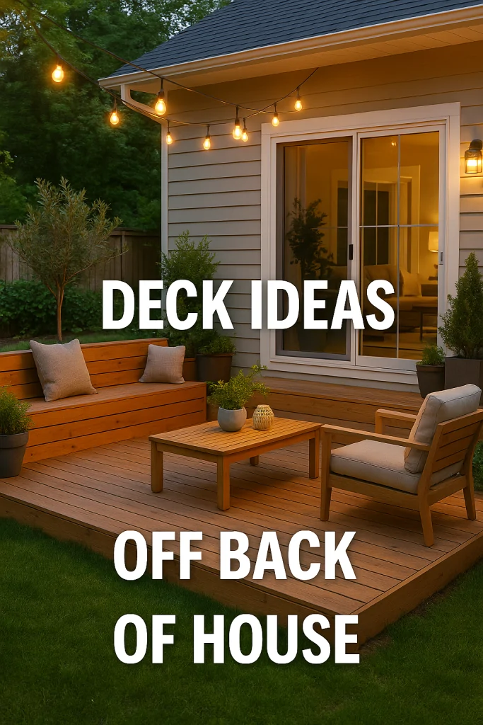5+ Deck Ideas Off Back of House: 5 Practical Designs to Enhance Your ...